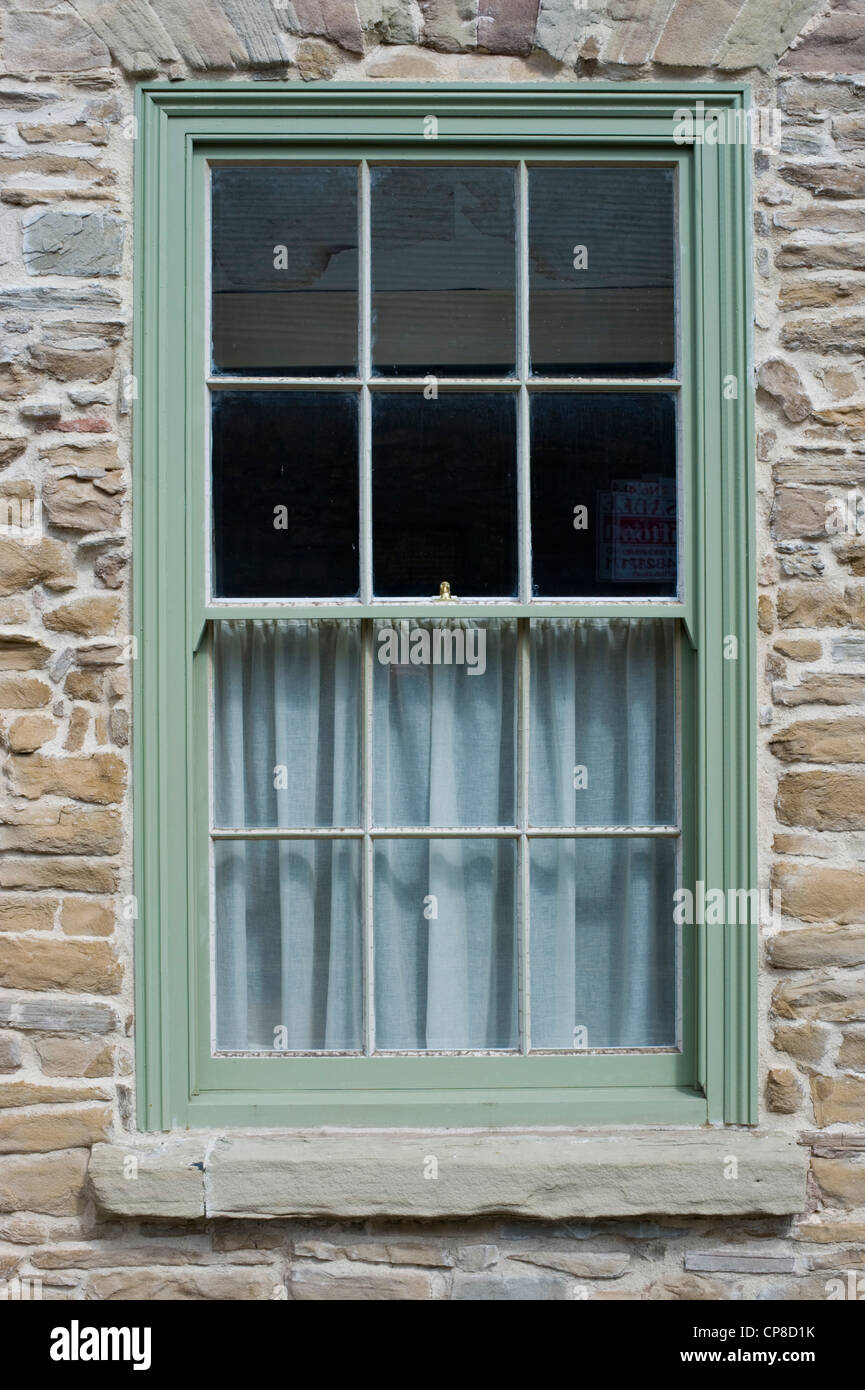 Sash window of period house in Bromyard Herefordshire England UK Stock ...