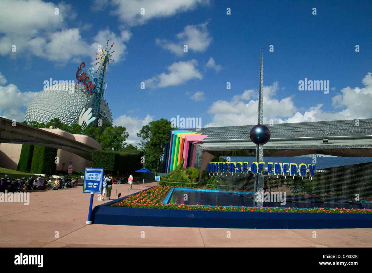 Universe of Energy scene in the Disney's Epcot theme park, Orlando ...