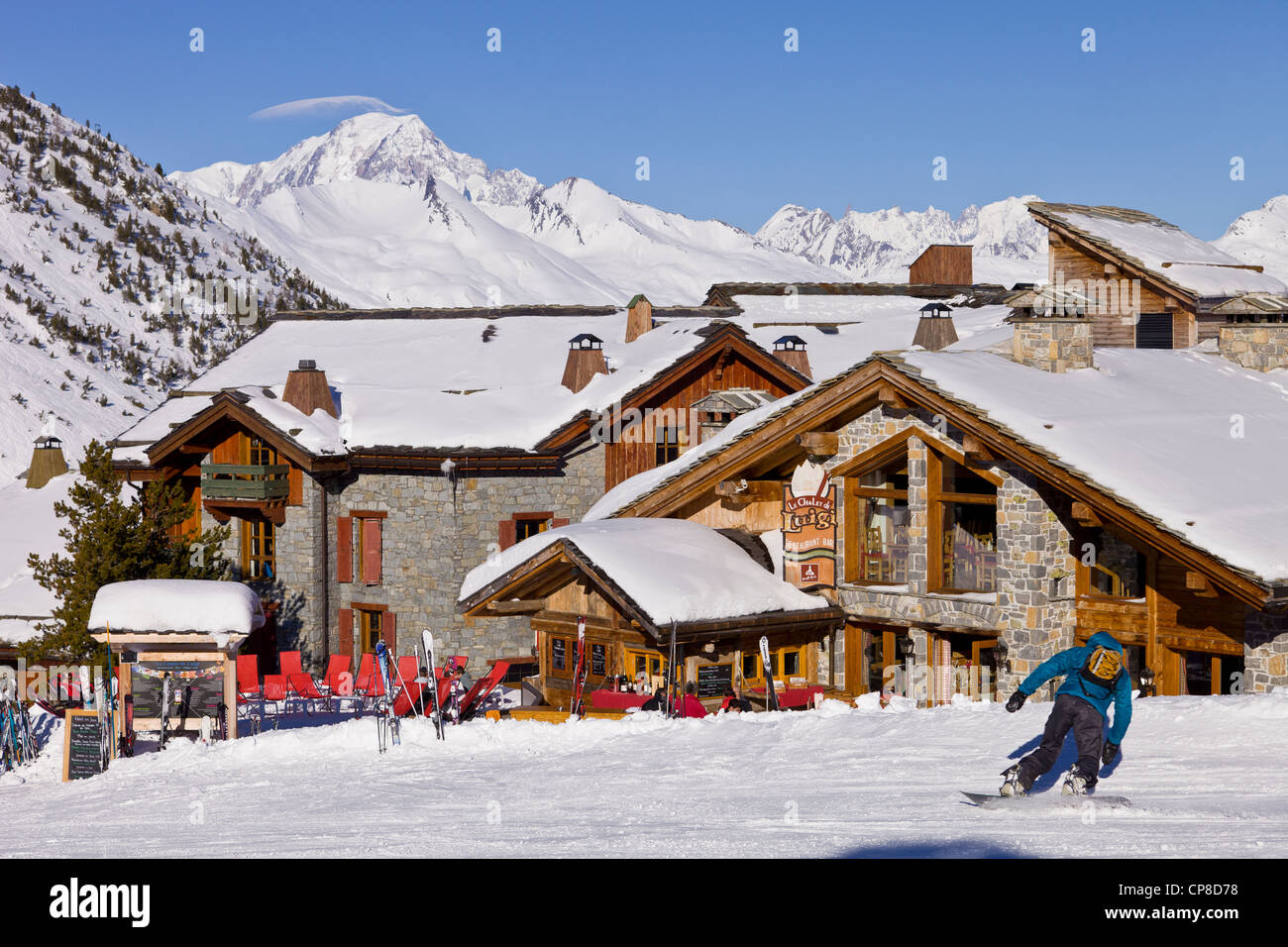 France, Savoie, Les Arcs 1800, Massif de La Vanoise, high Tarentaise ...