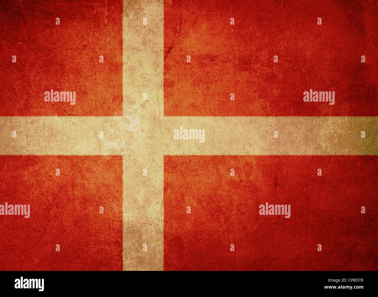 denmark flag with old texture grunge and vintage Stock Photo - Alamy