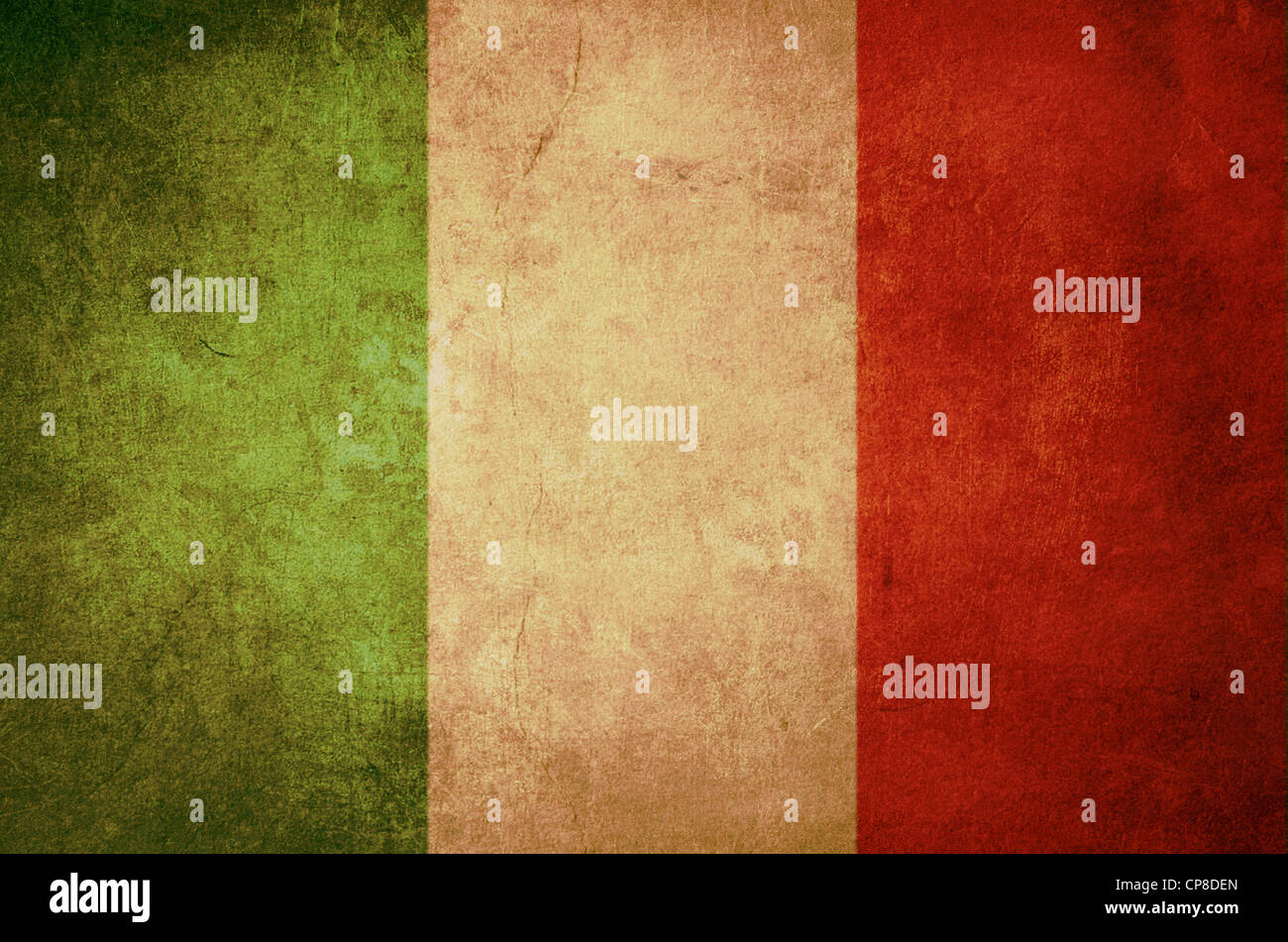 italy flag with old texture grunge and vintage Stock Photo - Alamy