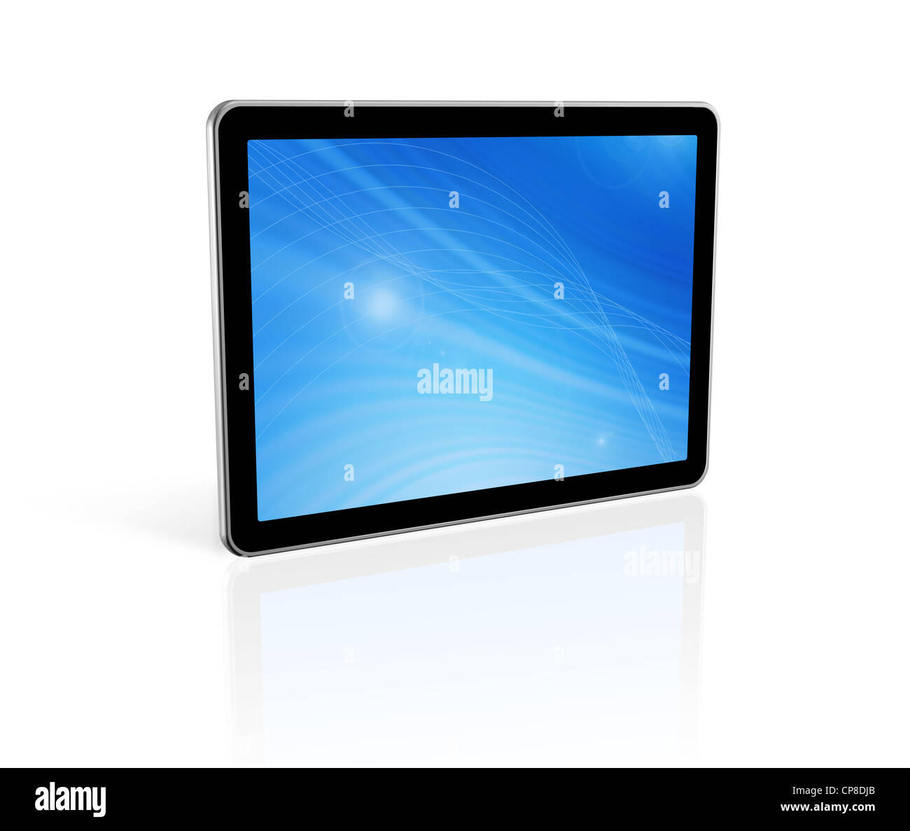 digital tablet pc isolated on white with clipping path Stock Photo - Alamy