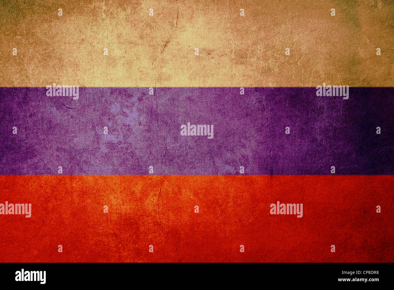 russia flag with old texture grunge and vintage Stock Photo - Alamy