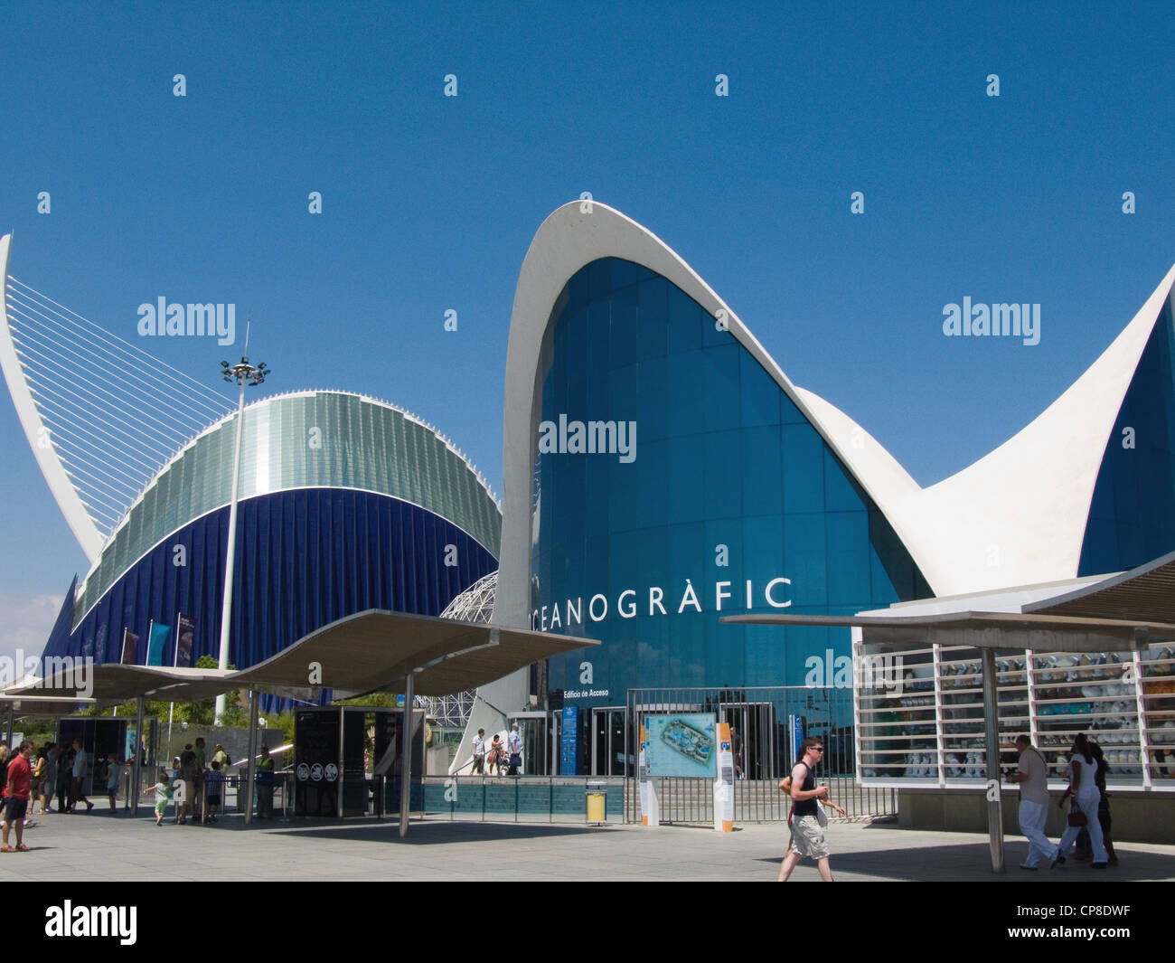 Oceanographic Museum.science park Valencia Stock Photo - Alamy