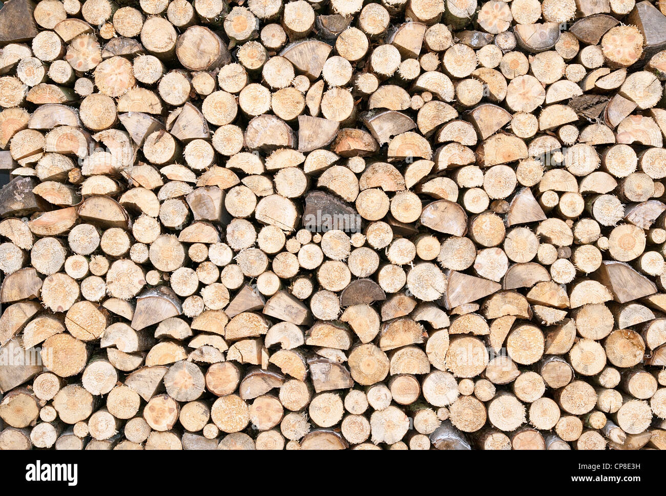 Logs, fire wood set background texture for barbecue Stock Photo - Alamy