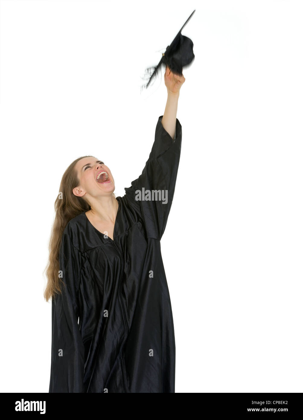 Graduation Caps Throwing Up