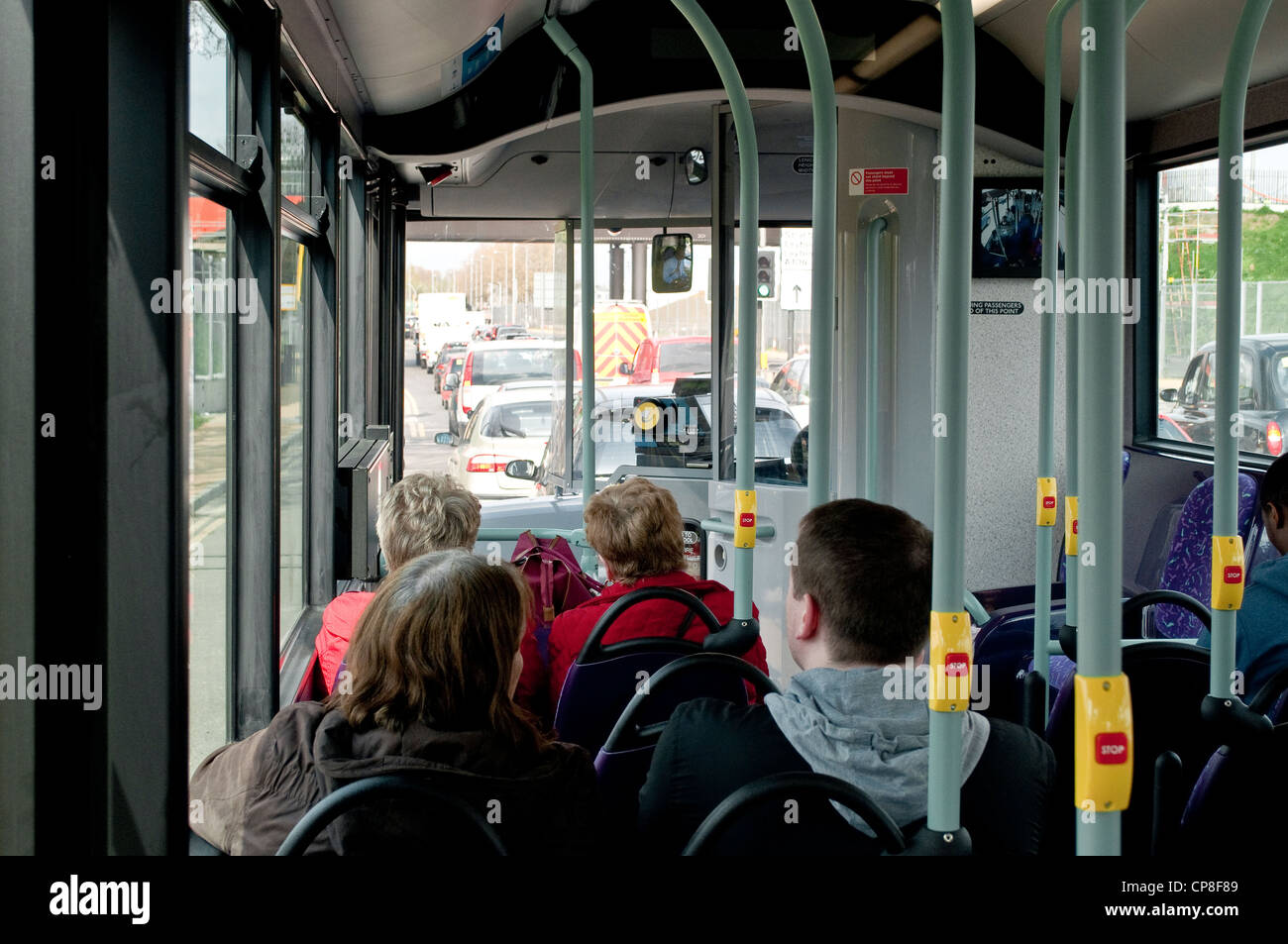 London bus traffic jam hi-res stock photography and images - Alamy