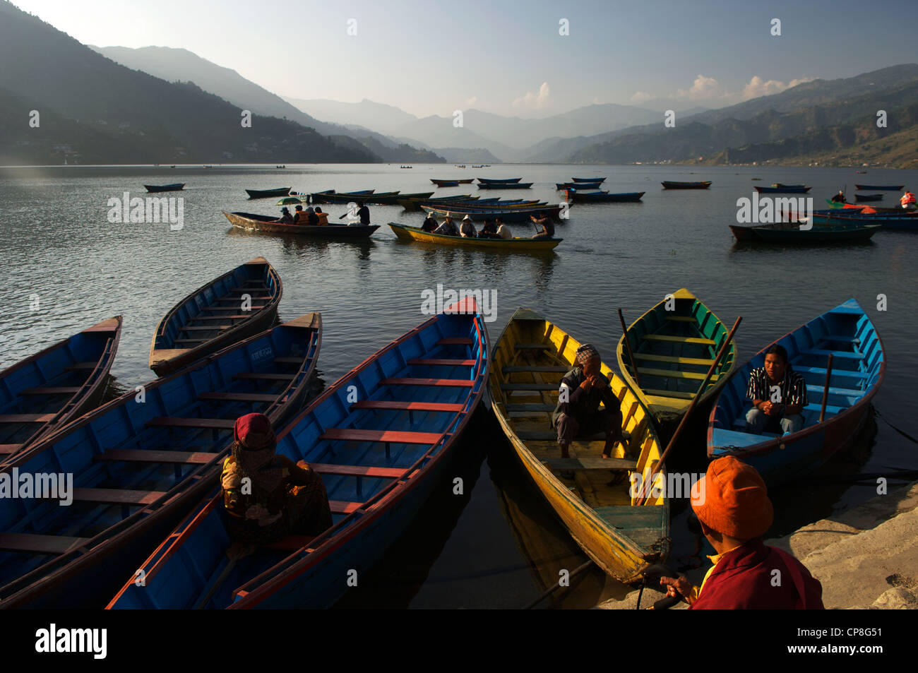 Pokhara and mountains hi-res stock photography and images - Alamy
