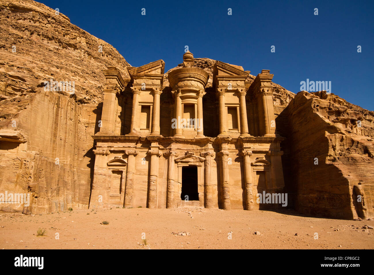 The Monsatery, Petra, Jordan Stock Photo - Alamy