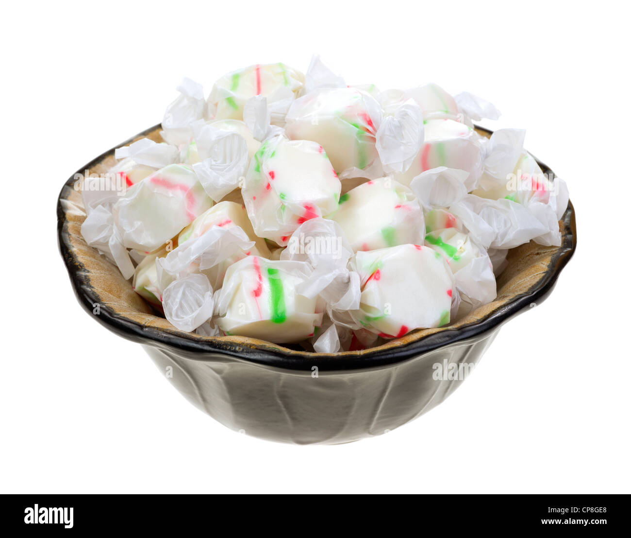 Candy in green wrapper Cut Out Stock Images & Pictures - Alamy