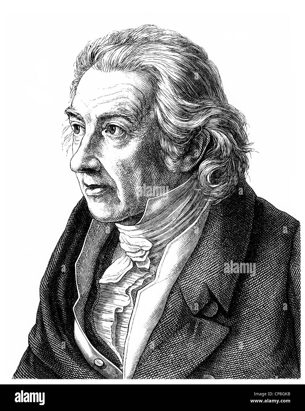 Carl Friedrich Zelter, 1758 - 1832, a German musician, music teacher ...