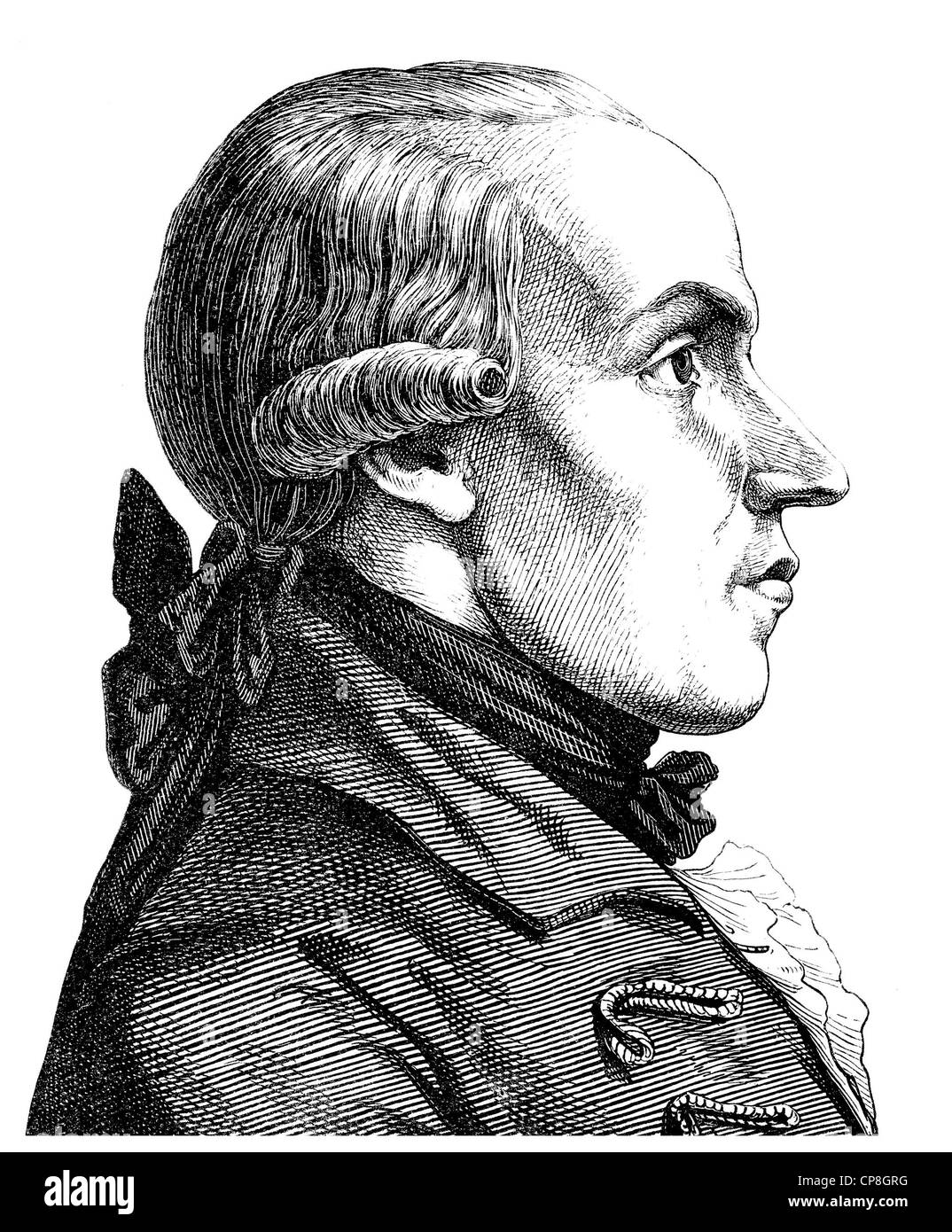 Friedrich Wilhelm Gotter, 1746 - 1797, a German writer and poet ...