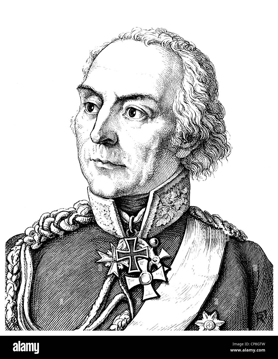 Johann david ludwig graf yorck von wartenburg hi-res stock photography ...