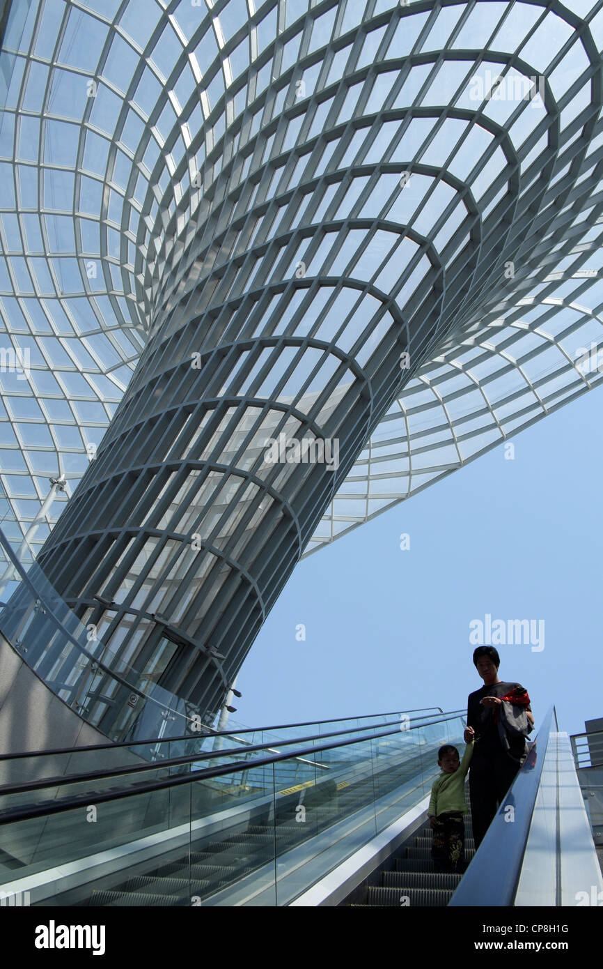 New building with modern architecture on The Bund in Shanghai China ...