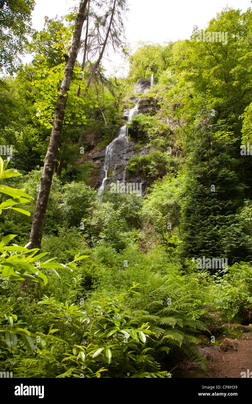Canonteign falls on the canonteign estate in the Teign valley on the ...