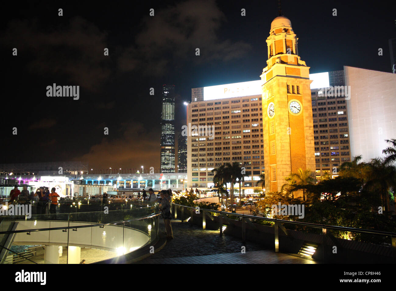 Clock Tower by Kowloon Public Pier Hong Kong Stock Photo - Alamy
