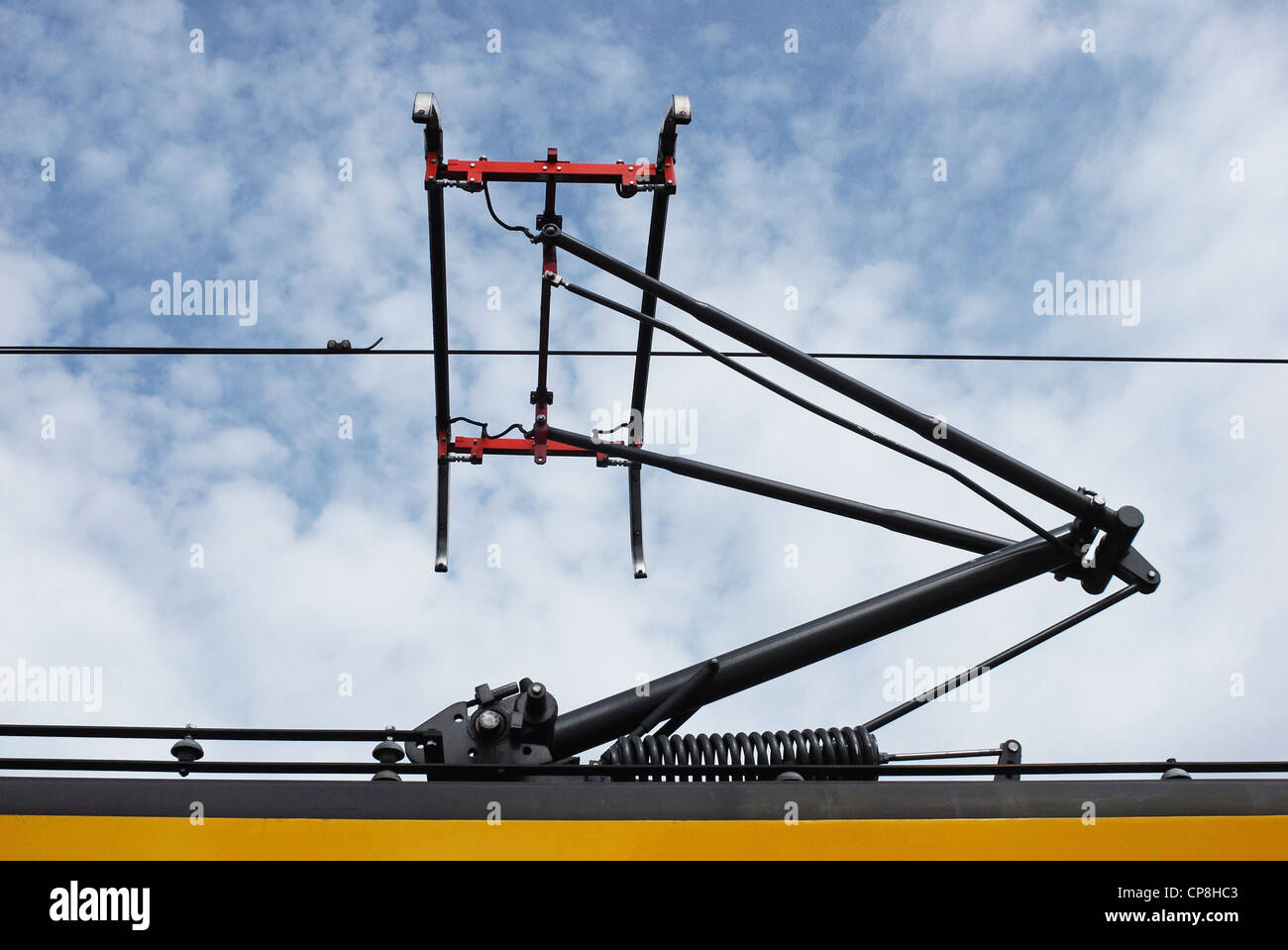 Train pantograph hi-res stock photography and images - Alamy