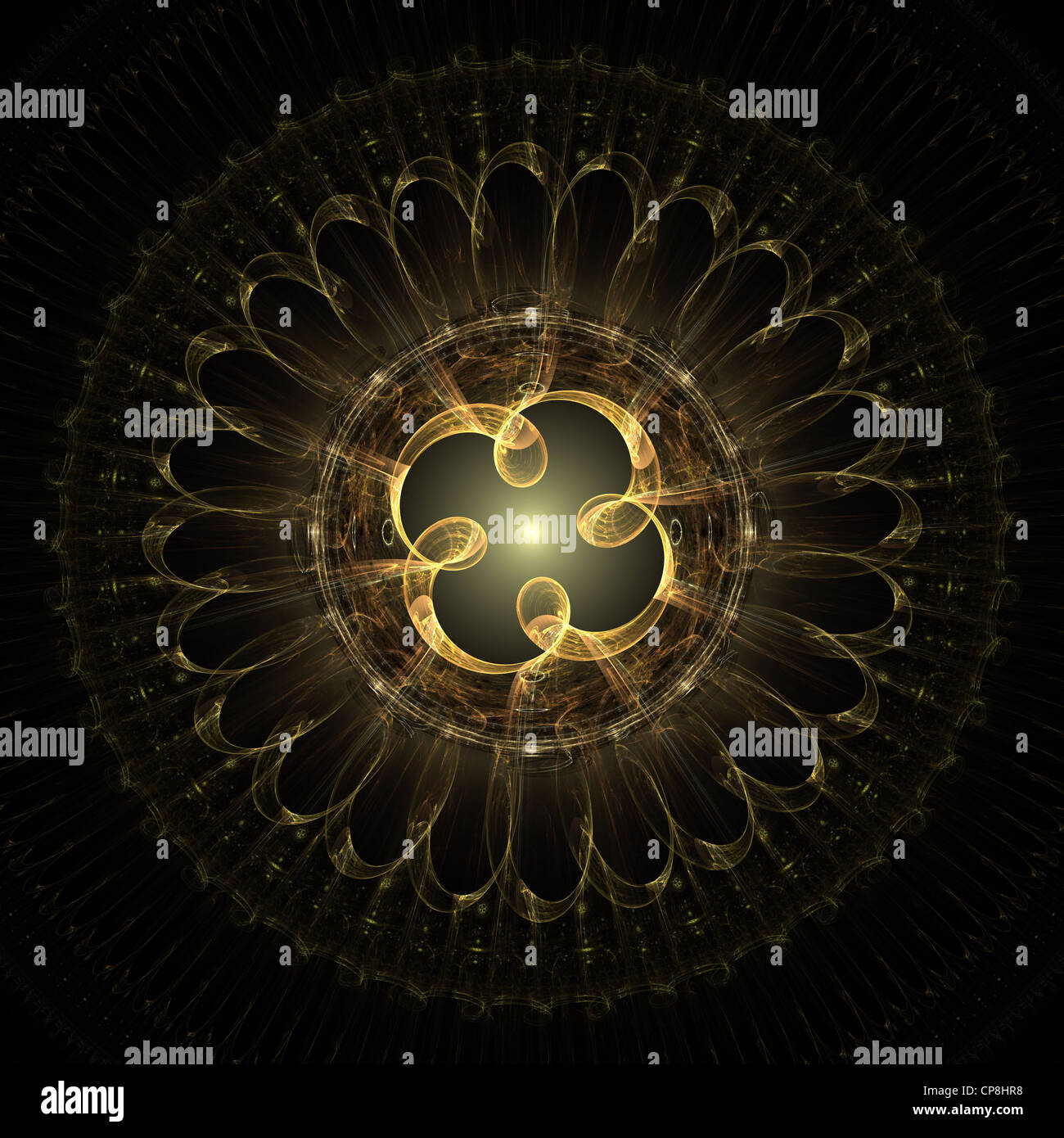 Centre of Creation fractal design Stock Photo - Alamy