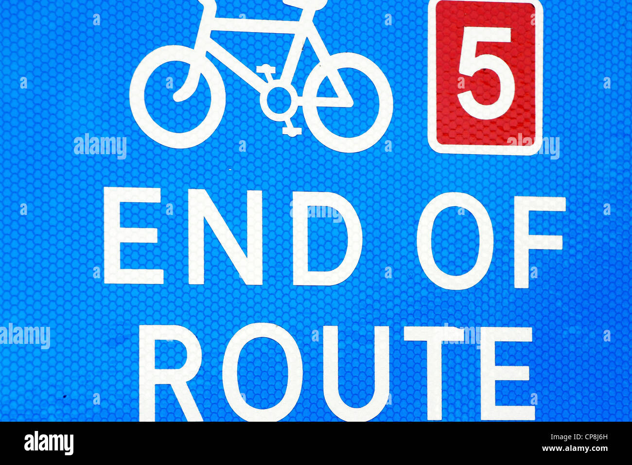 End cycle sign hi-res stock photography and images - Alamy