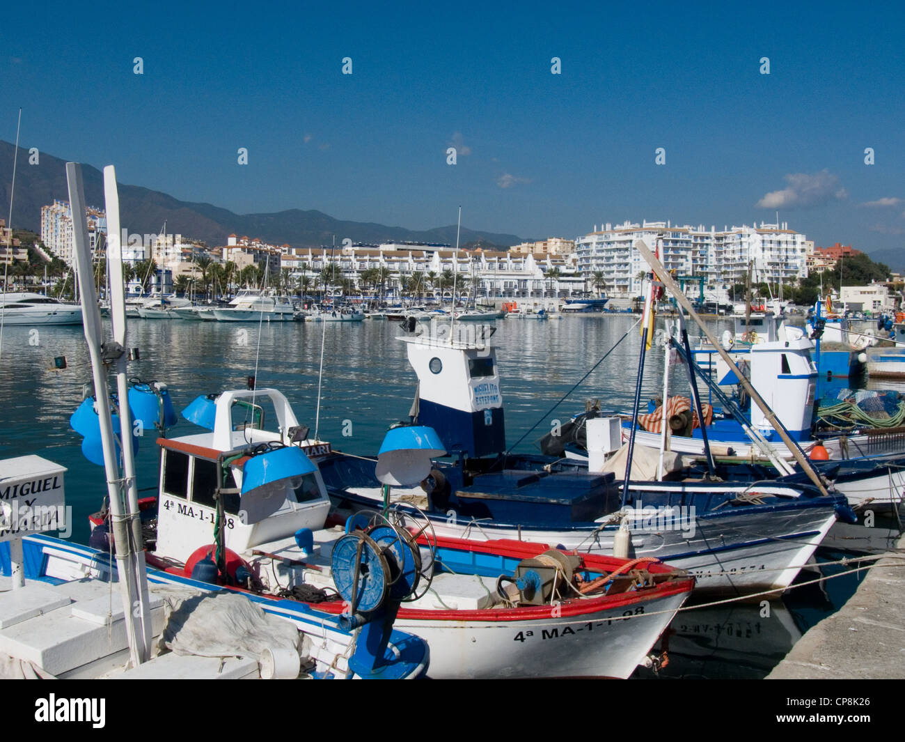 The port of Estepona, Spain Stock Photo - Alamy