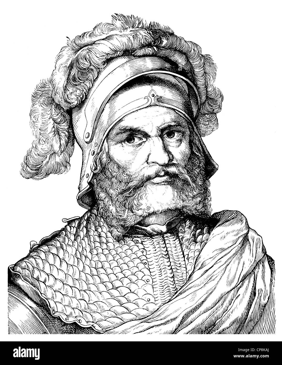 Georg von frundsberg oder fronsberg oder freundsberg hi-res stock ...