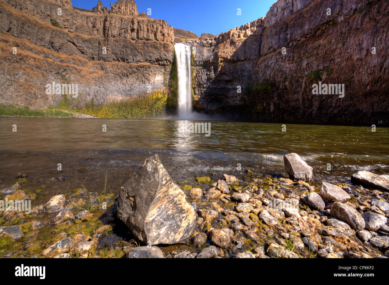 The scenic and grand Palouse Falls located in the eastern part of ...