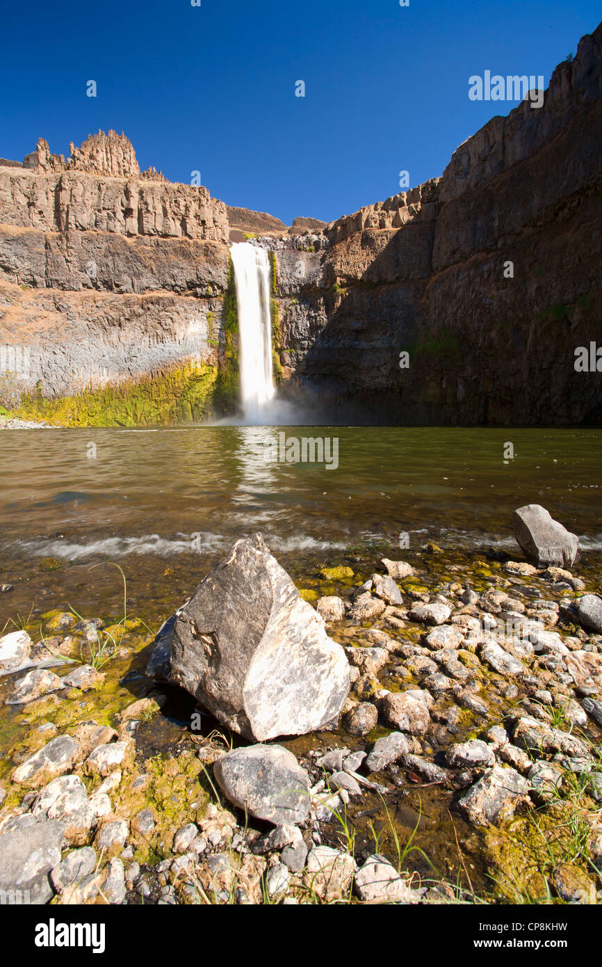 The scenic and grand Palouse Falls located in the eastern part of ...