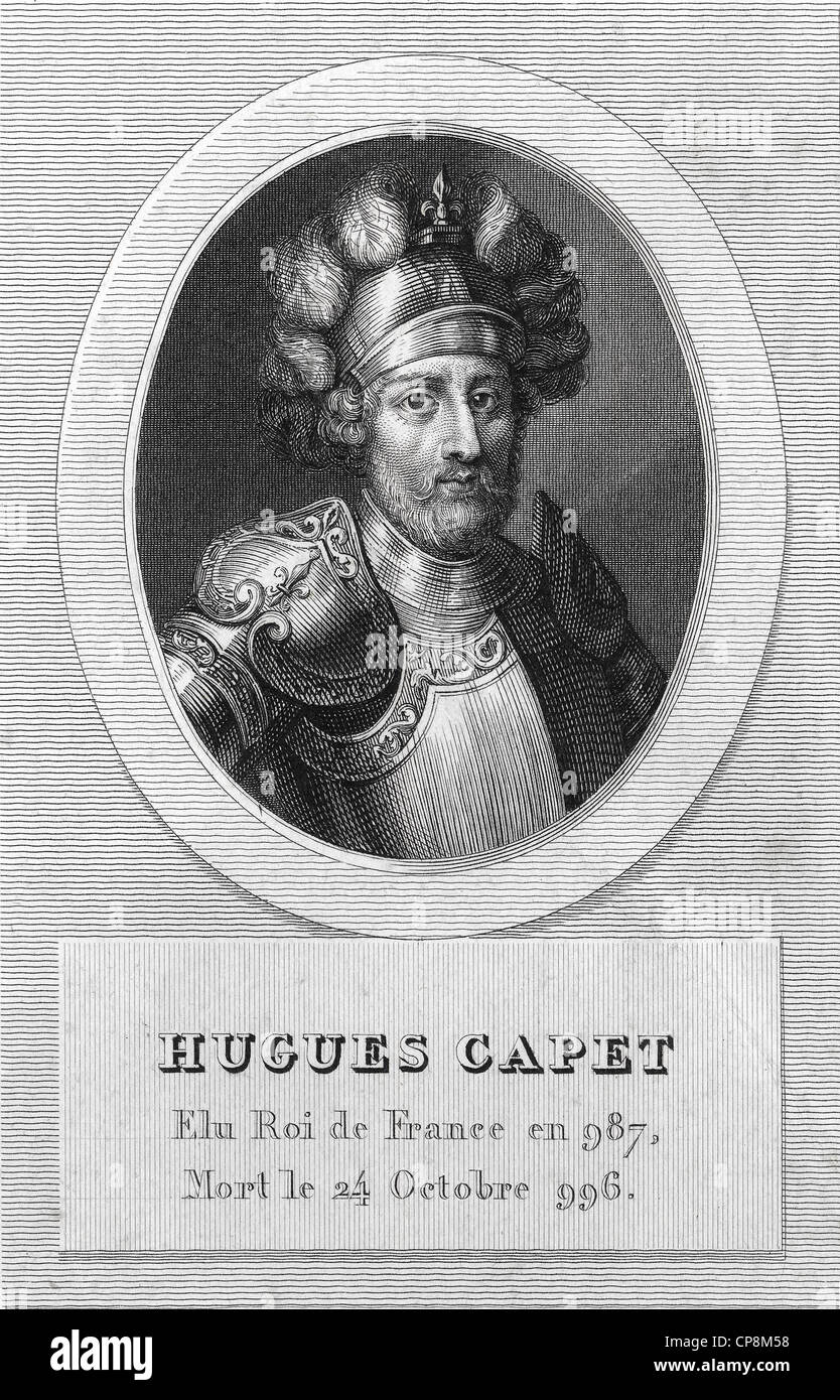 King of France, Hugo Capet or Hugues Capet, Duke of Francia or Dux ...