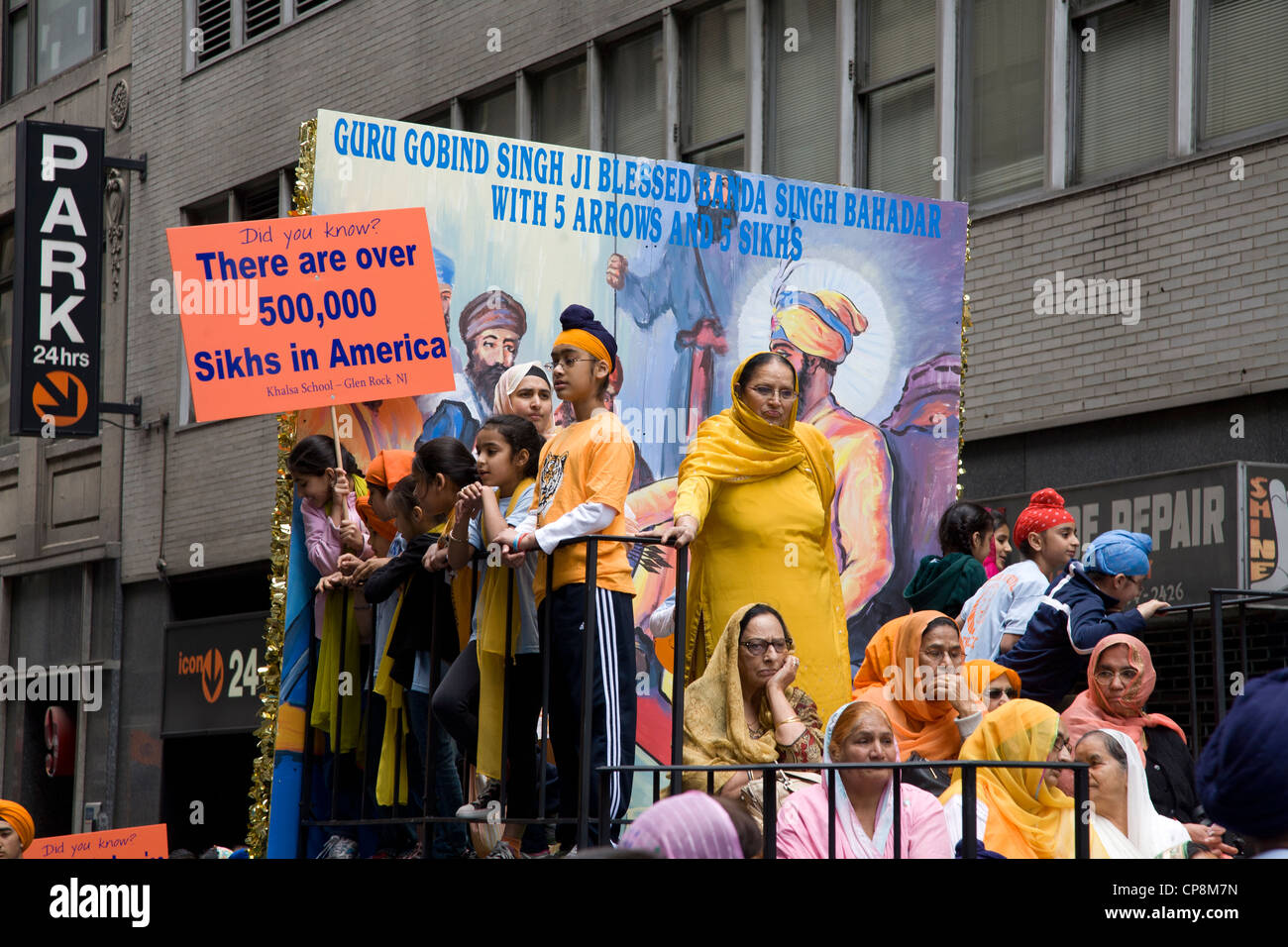 Annual Sikh Parade & Festival on Madison Avenue in New York City Stock Photo - Alamy