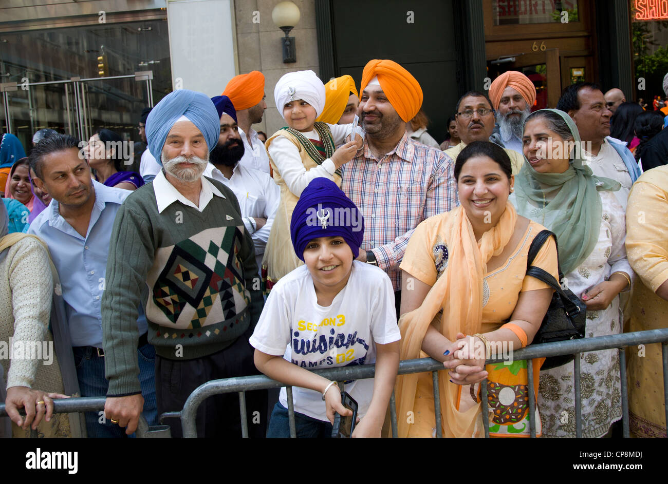Annual Sikh Parade & Festival on Madison Avenue in New York City Stock Photo - Alamy