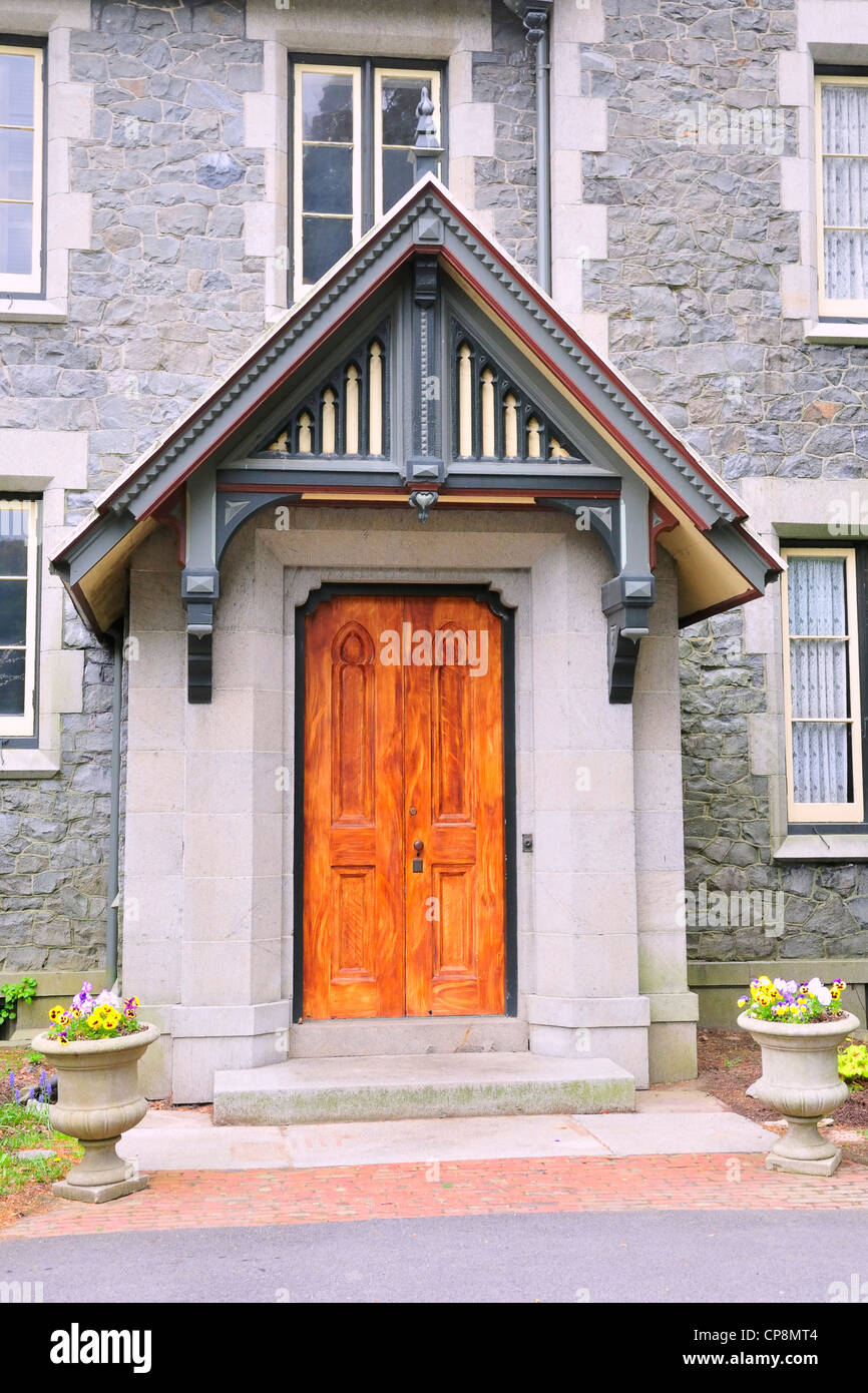 Entrance to Rockwood Mansion, Wilmington, Delaware Stock Photo - Alamy
