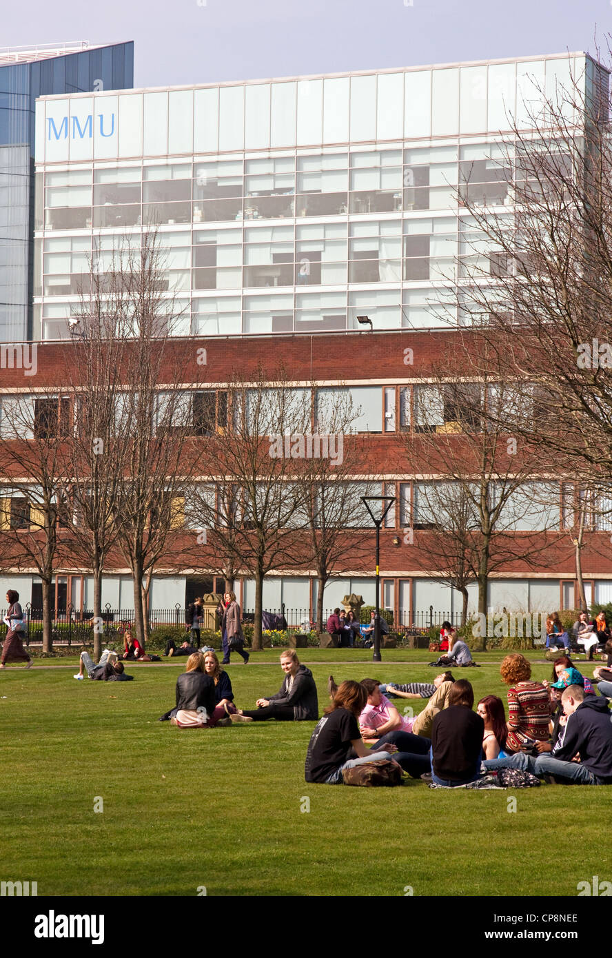 Students in All Saints Park on Manchester Metropolitan University ...