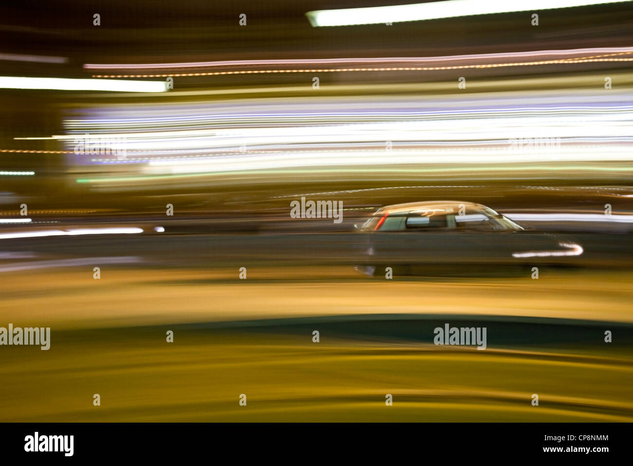 Car in motion blur Stock Photo - Alamy