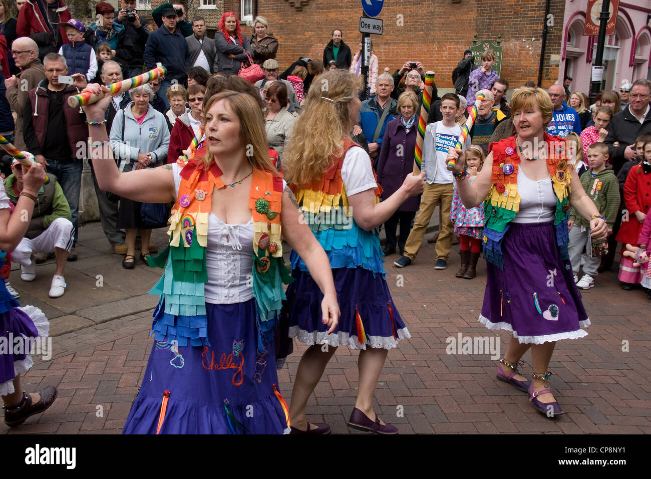 Sweeps Morris Dancing Annual Festival Rochester Kent England UK Stock ...