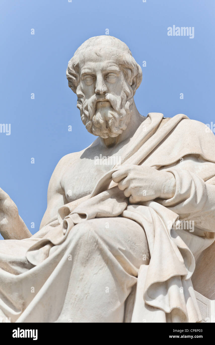 Greek ancient philosopher Platon Stock Photo - Alamy