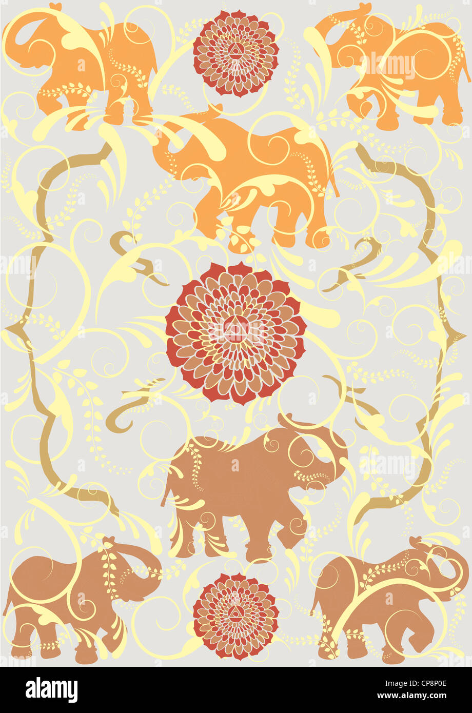 Indian Elephant Designs