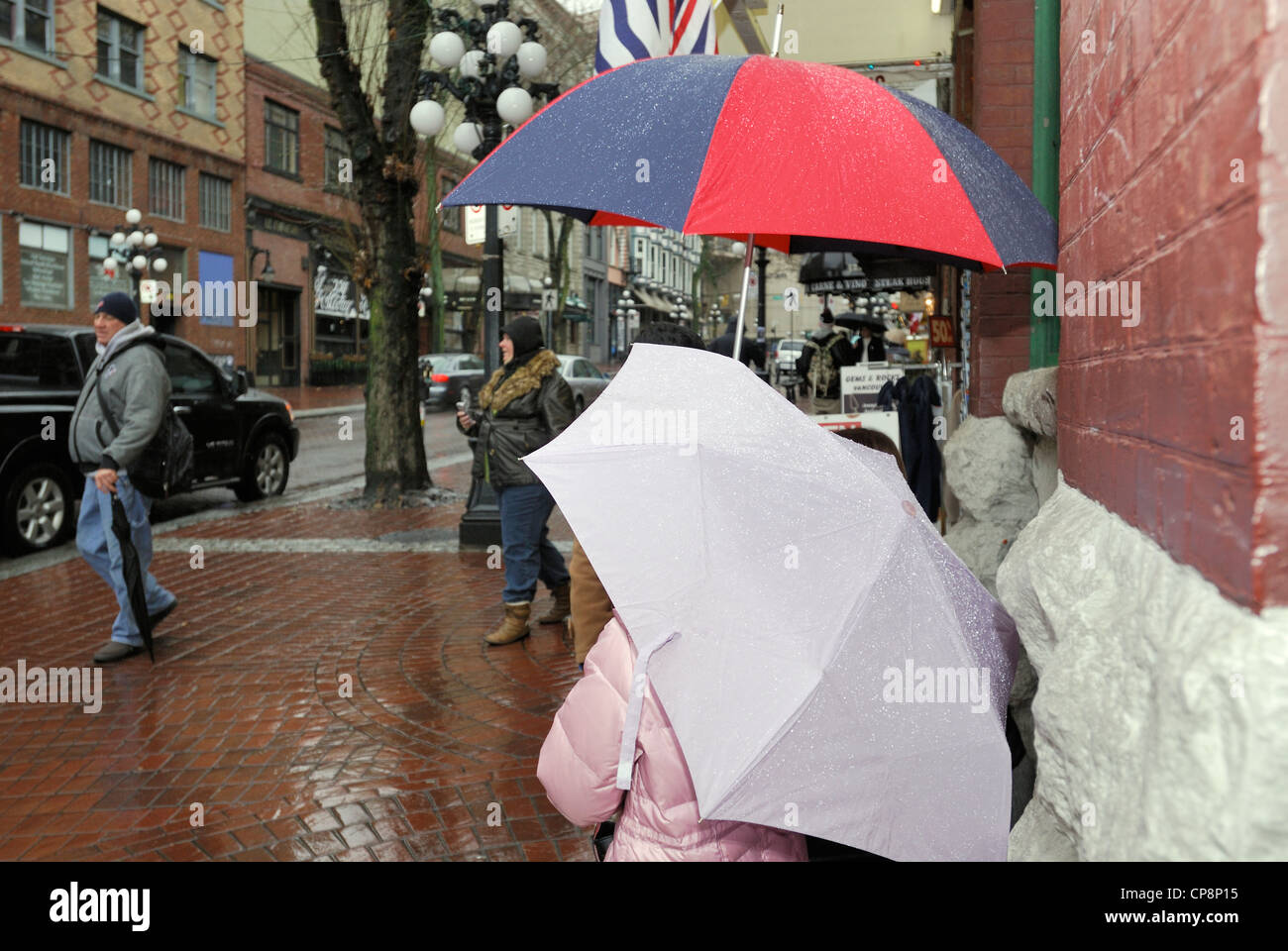 Vancouver rain umbrella hi-res stock photography and images - Alamy