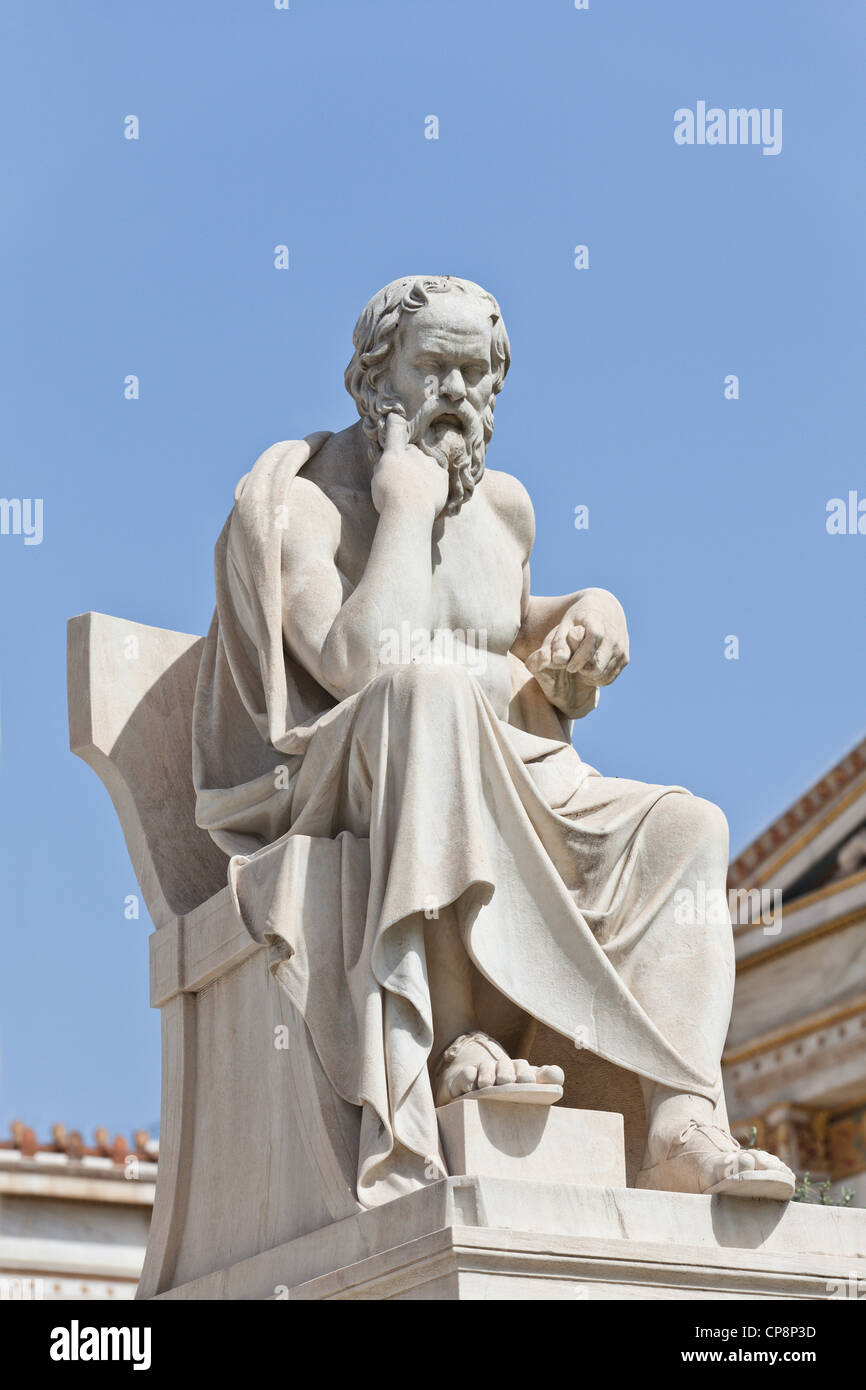 Greek ancient philosopher Socrates Stock Photo - Alamy