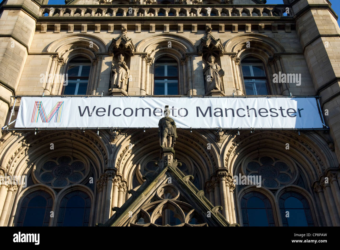 Welcome to Manchester Stock Photo - Alamy