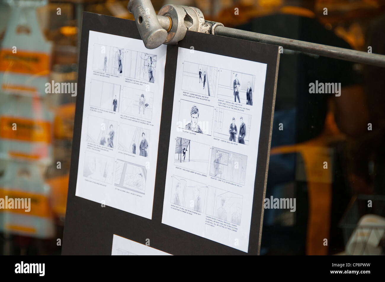 Tv ad storyboard hi-res stock photography and images - Alamy