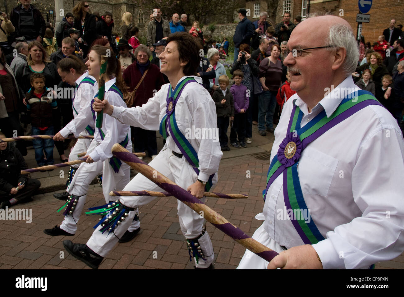 Sweeps Morris Dancing Annual Festival Rochester Kent England UK Stock ...