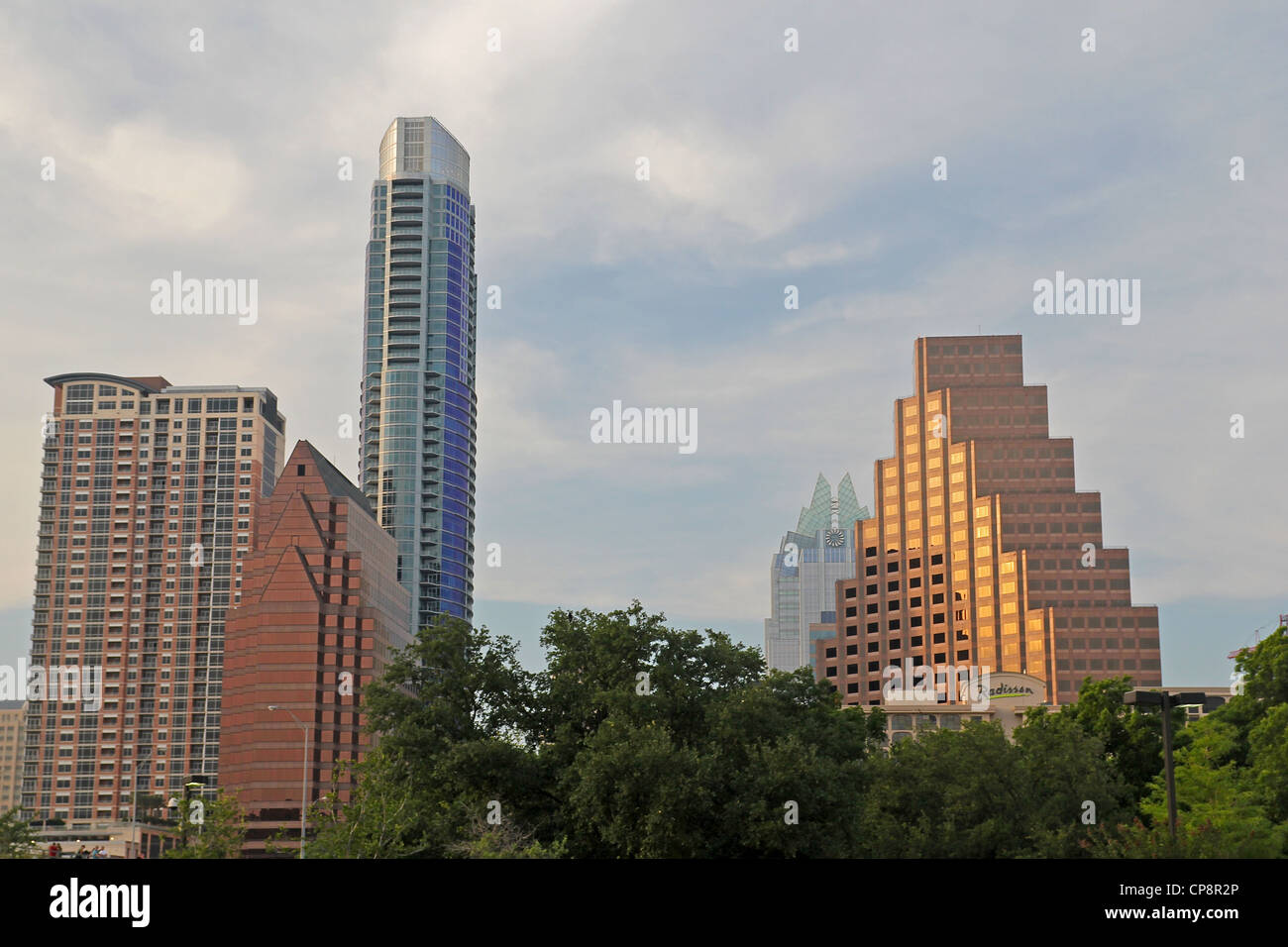 Downtown Austin, Texas skyscrapers Stock Photo - Alamy