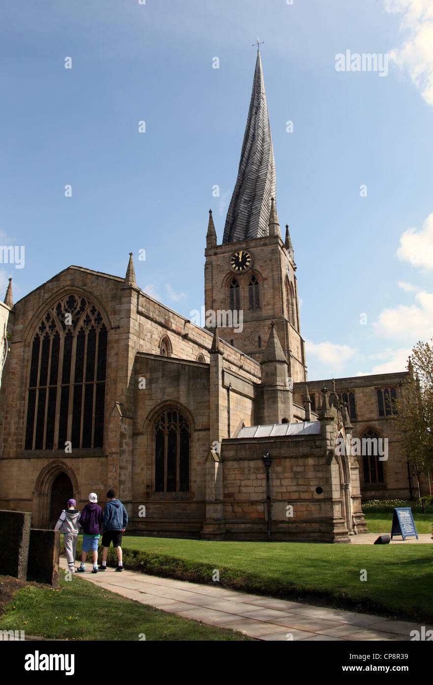 St Mary and All Saints Parish Church in Chesterfield known as the ...