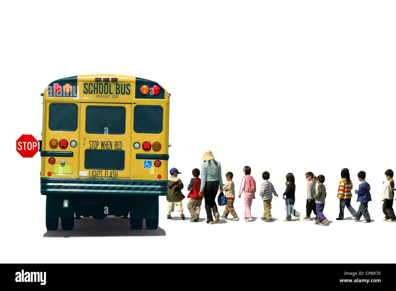 Queue lane Cut Out Stock Images & Pictures - Alamy