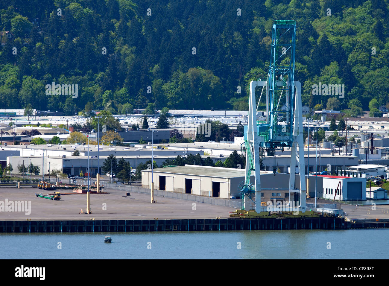 Industrial area in Portland Oregon Stock Photo - Alamy