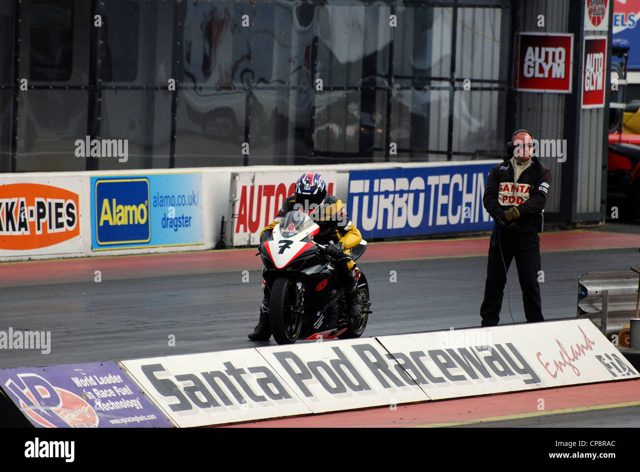 Santa Pod raceway in Northamptonshire Stock Photo - Alamy