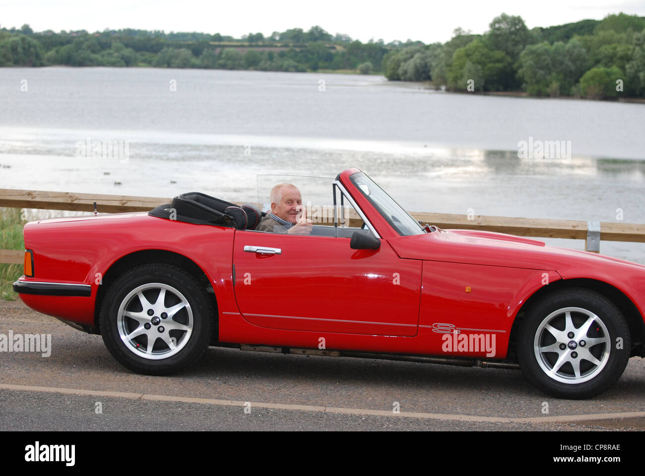 Red tvr sports car hi-res stock photography and images - Alamy