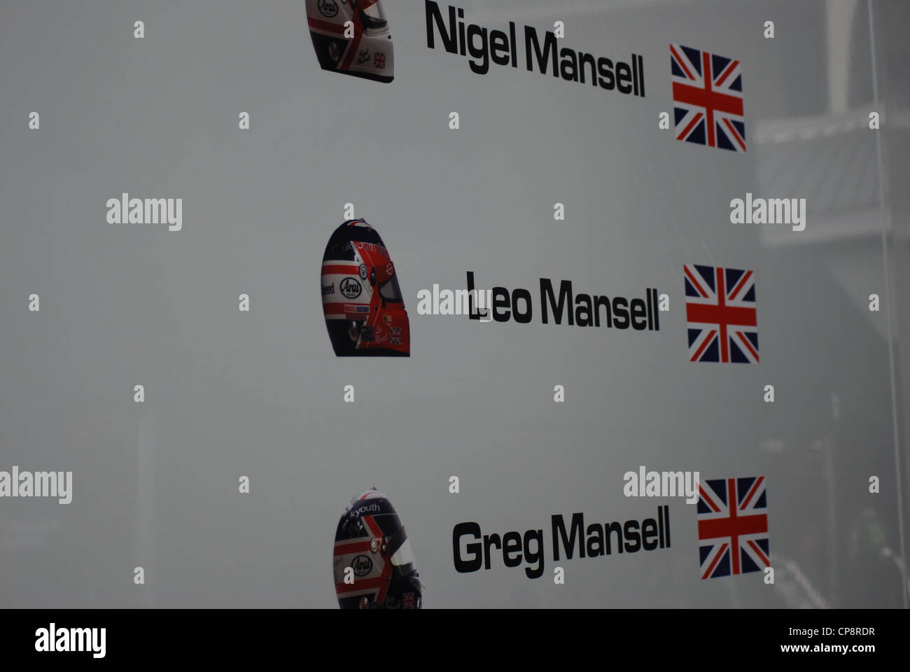 Nigel Leo Greg Mansell Stock Photo - Alamy