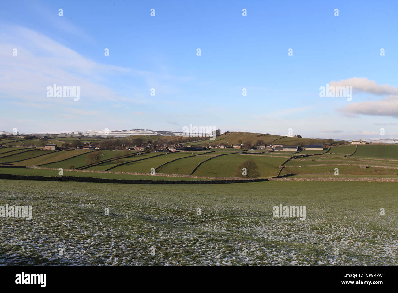 The Peak District Village of Litton Stock Photo - Alamy