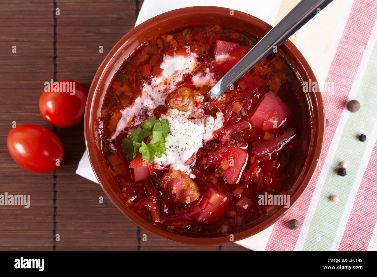 Russian borscht hi-res stock photography and images - Alamy